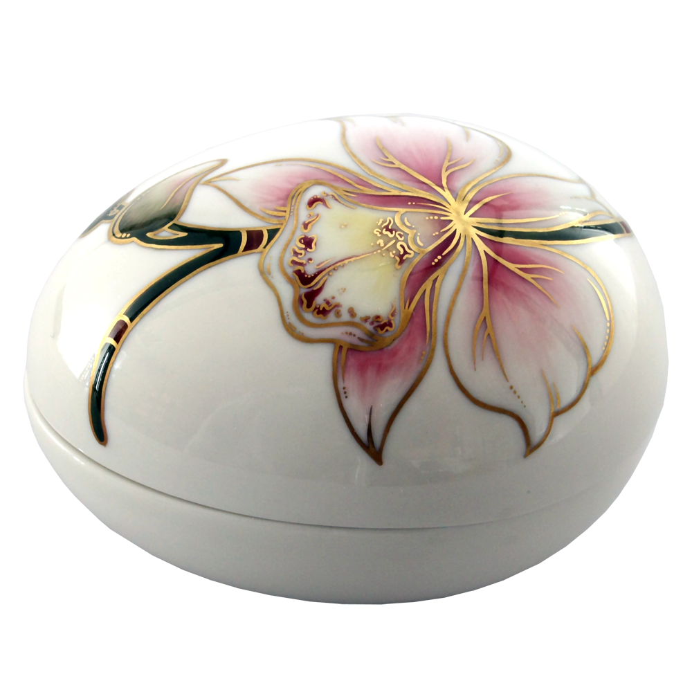 Orchid Egg Bonbonier – ZSOLNAY